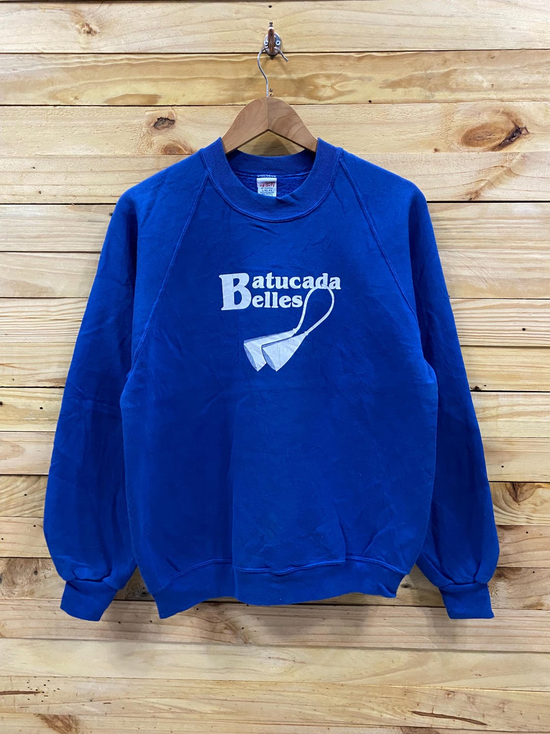 Vintage BATUCADA BELLES Womens Drumming Group Big Logo Crewneck ...