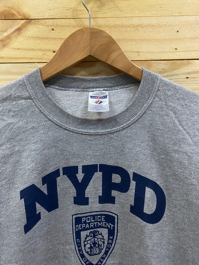 Y2k NYPD New York Police Department Big Logo Crewneck Sweatshirt Size M - Etsy