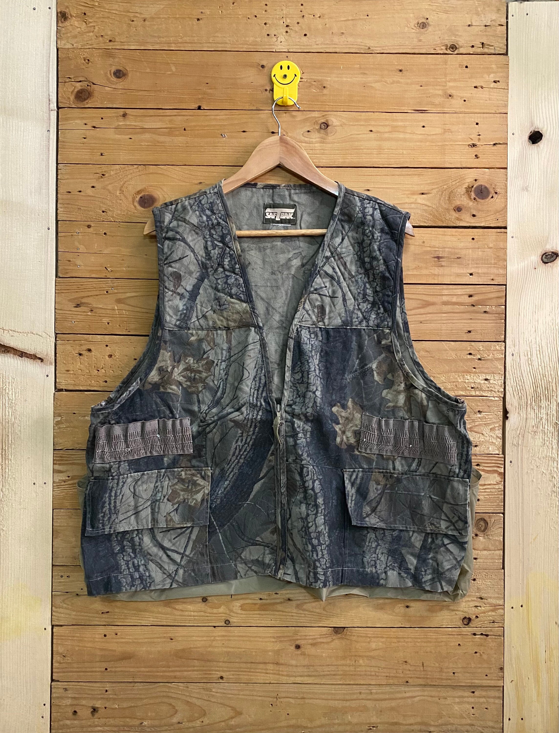 Vintage SAFTBAK Realtree Hardwood Hunting Vest Size Fits XL - Etsy