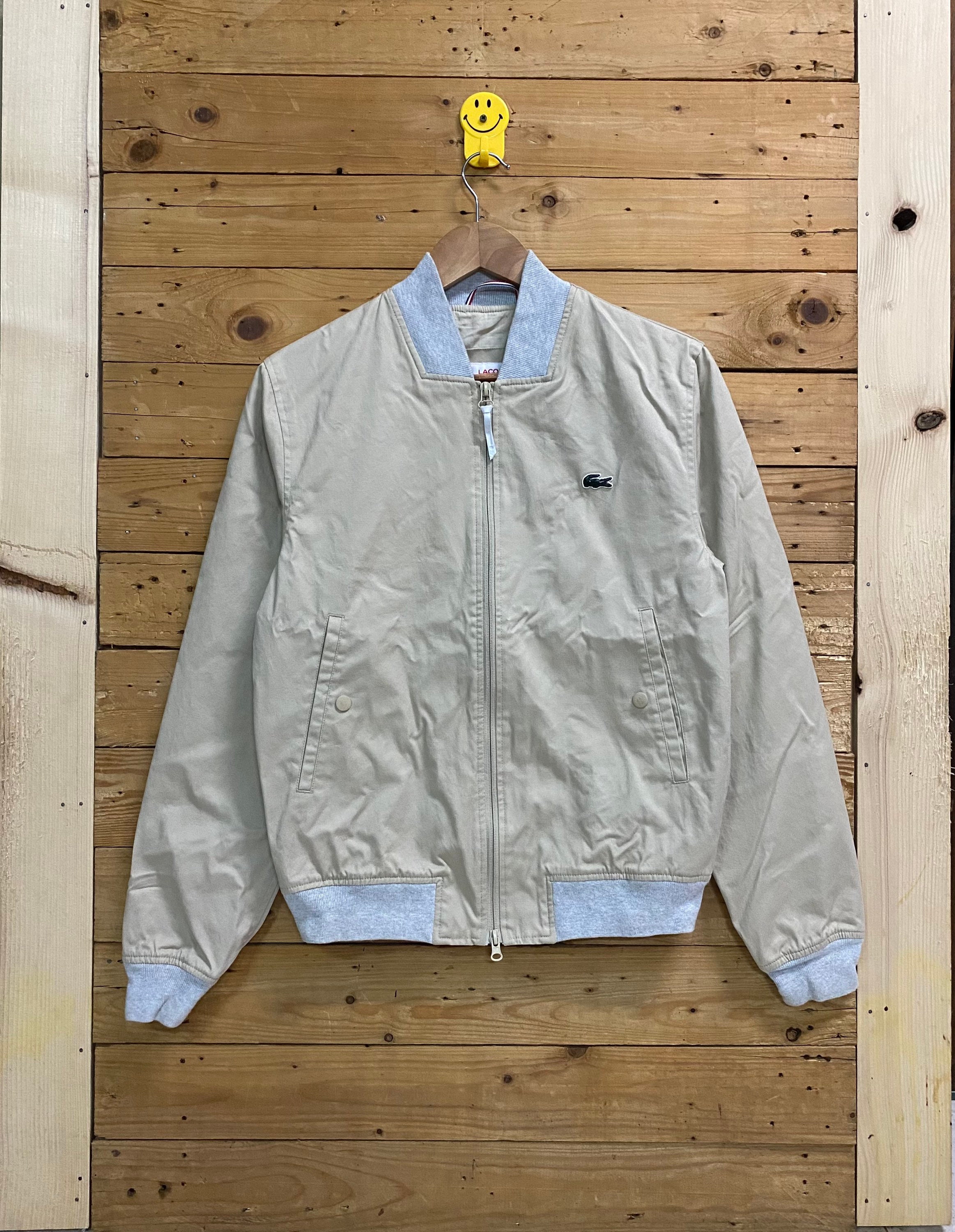 Vintage Lacoste Bomber Jacket - Etsy Vintage Lacoste Bomber Jacket - Etsy