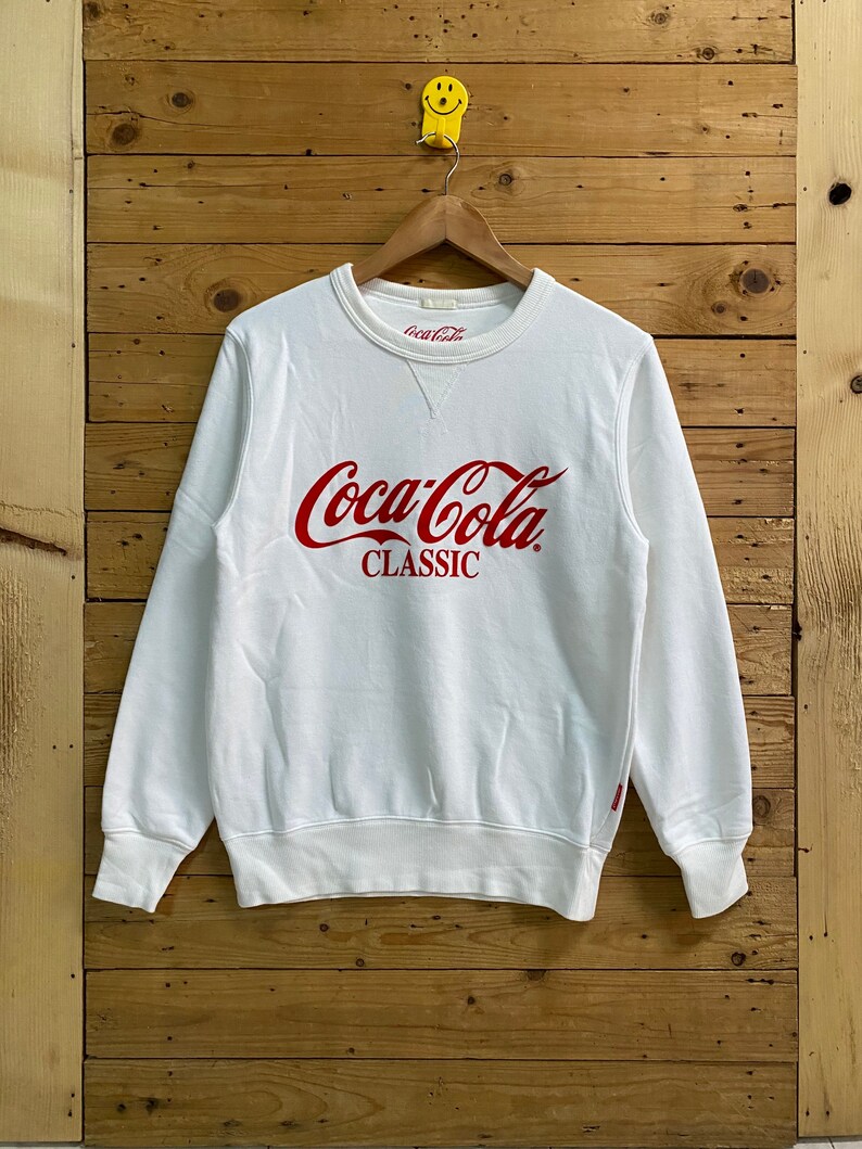 COCA-COLA Classic Crewneck Sweatshirt Size S - Etsy