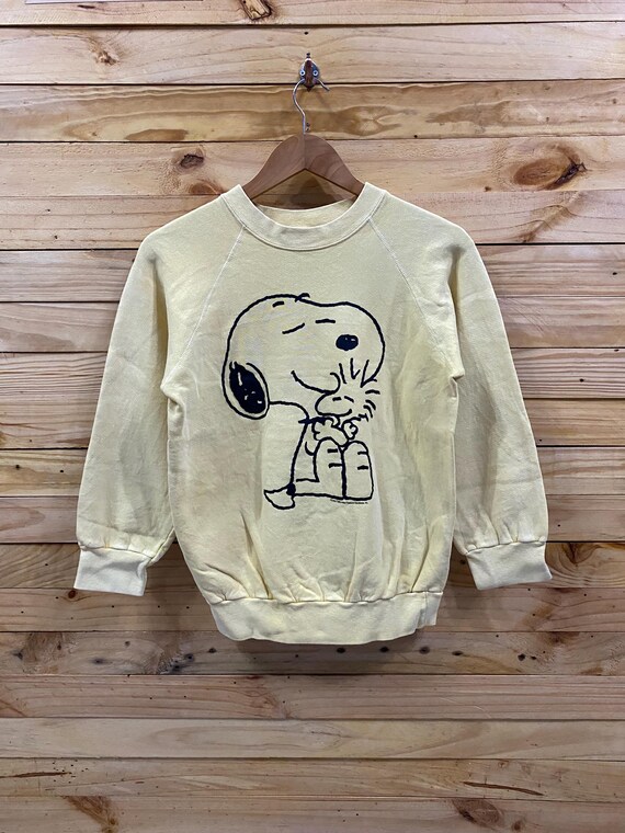 Vintage 80s peanuts SNOOPY character crewneck sweatsh… - Gem