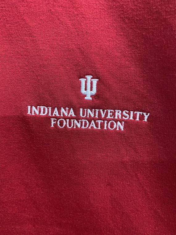 Vintage INDIANA UNIVERSITY foundation half zipped swe… - Gem