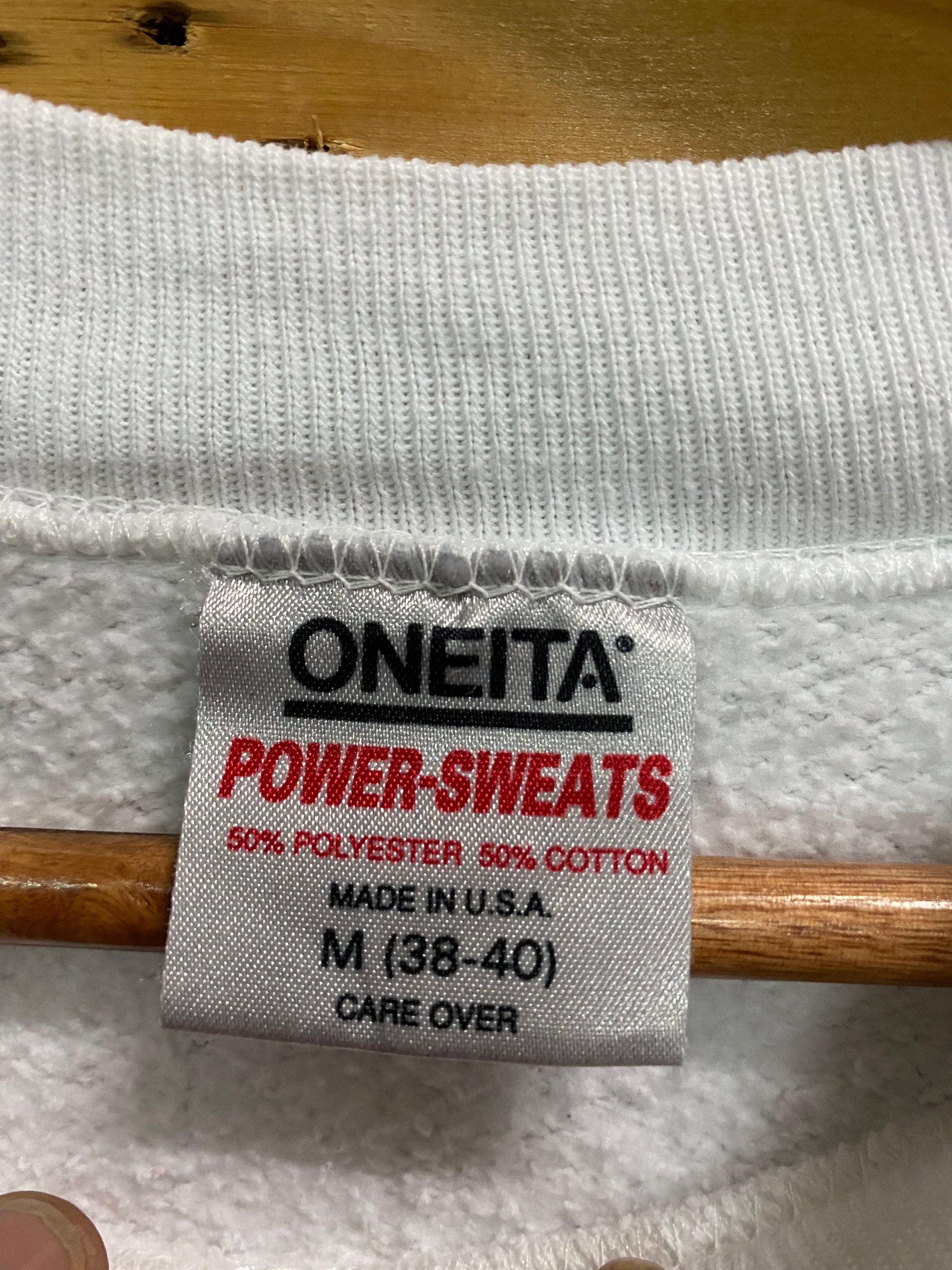 Vintage Oneita MARRIOTT Hotel & Spa Big Logo Crewneck Sweatshirt Size M ...