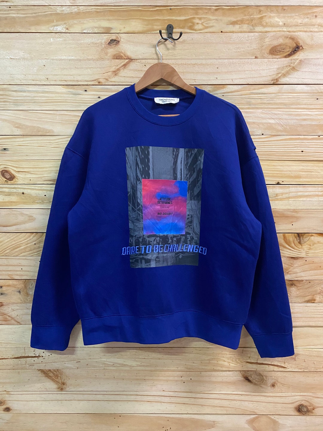 TRENDIANO Modern Luxury Crewneck Sweatshirt Size L - Etsy
