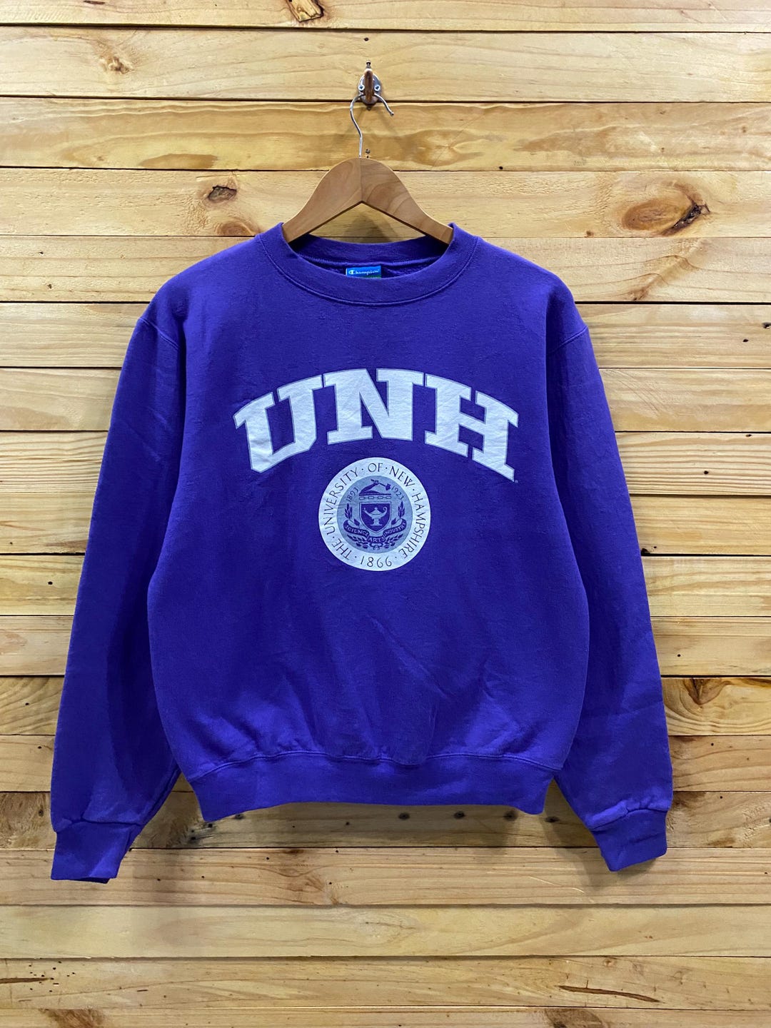 Y2k Champion UNH University New Hampshire Crewneck Sweatshirt Size S Fits M - Etsy