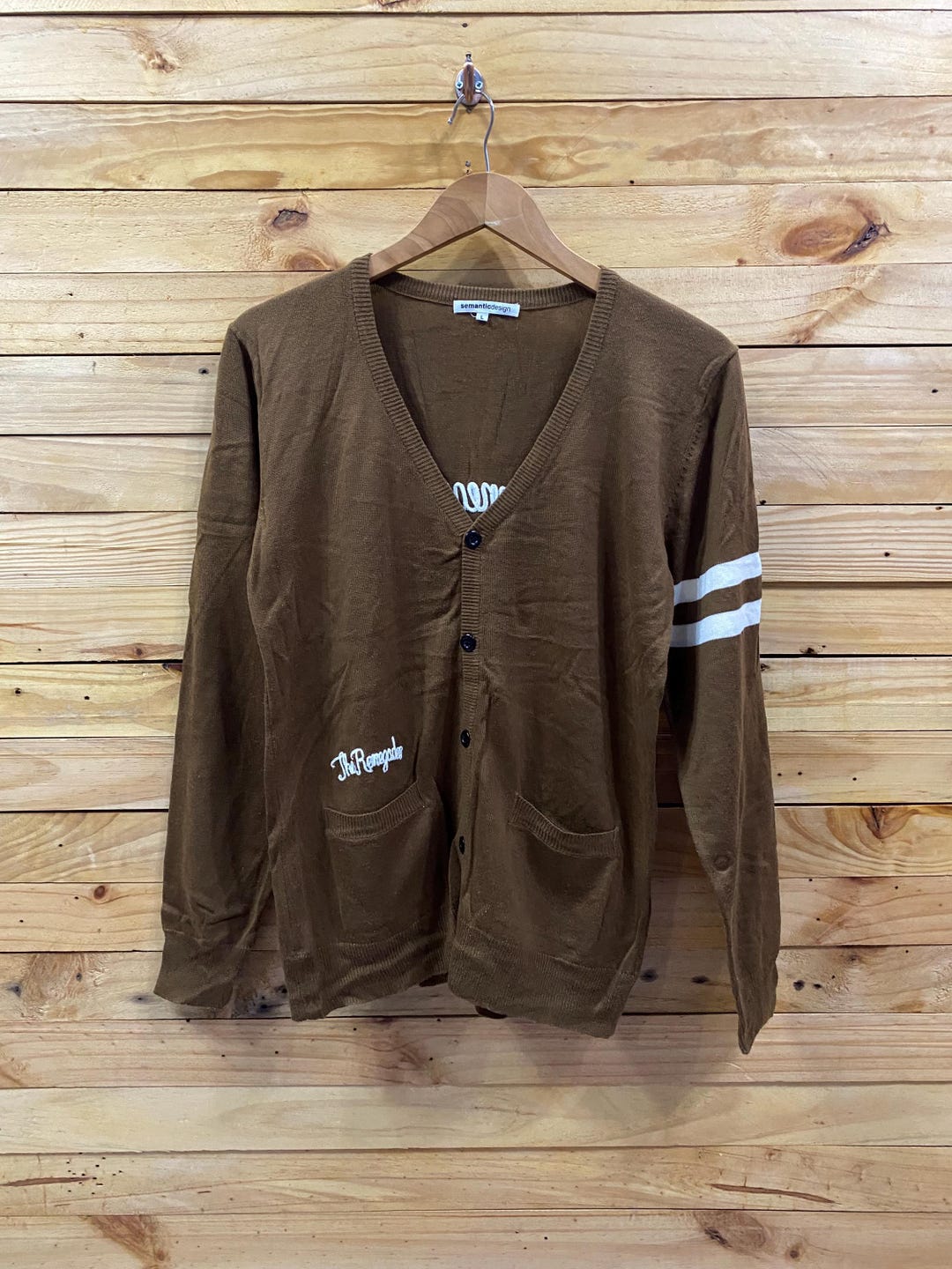 Vintage Semantic Design the Renegades Blues Knitted Cardigan Sweater ...