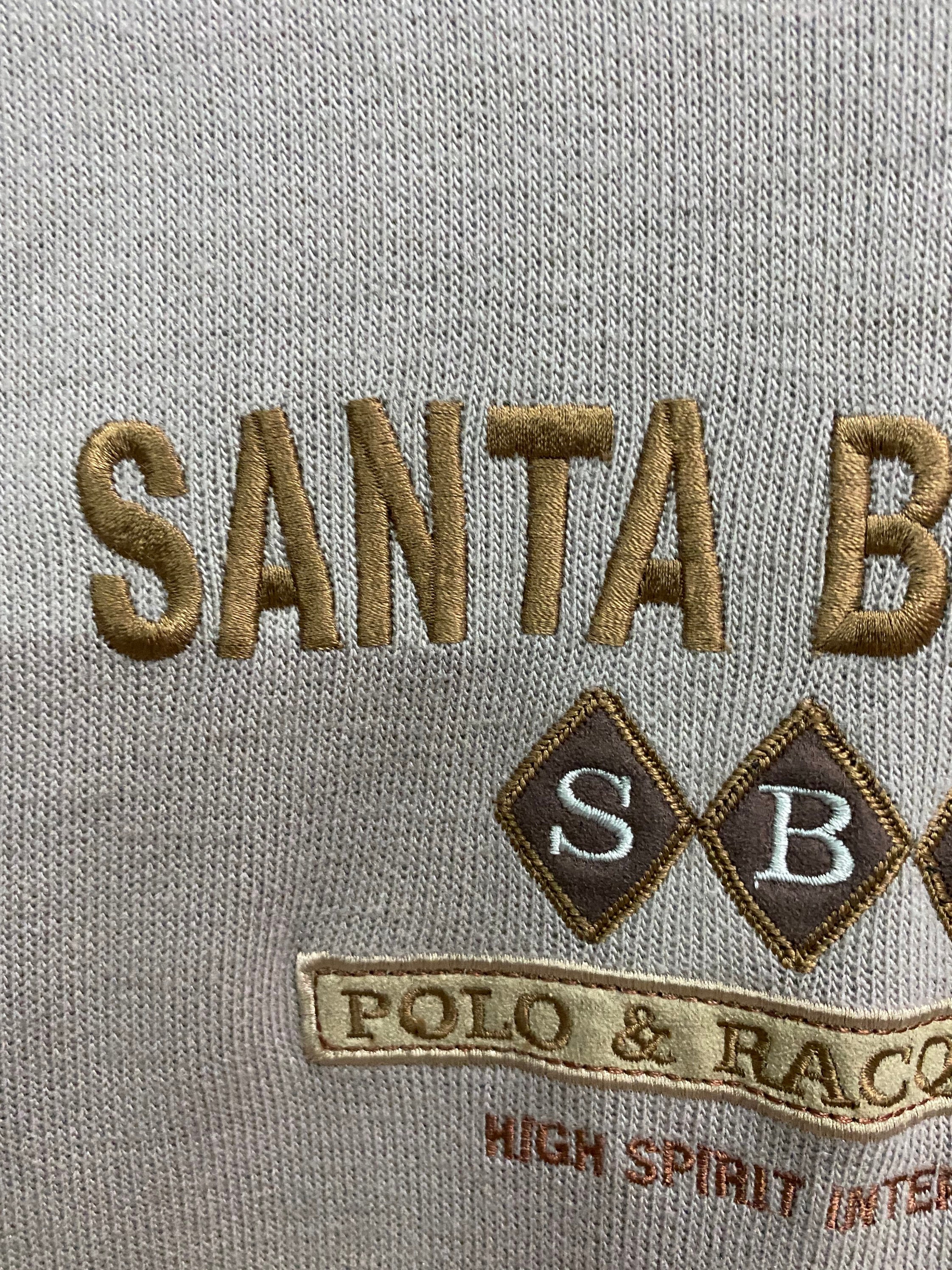 Vintage SANTA BARBARA Embroidery Logo Crewneck Sweatshirt Size M - Etsy
