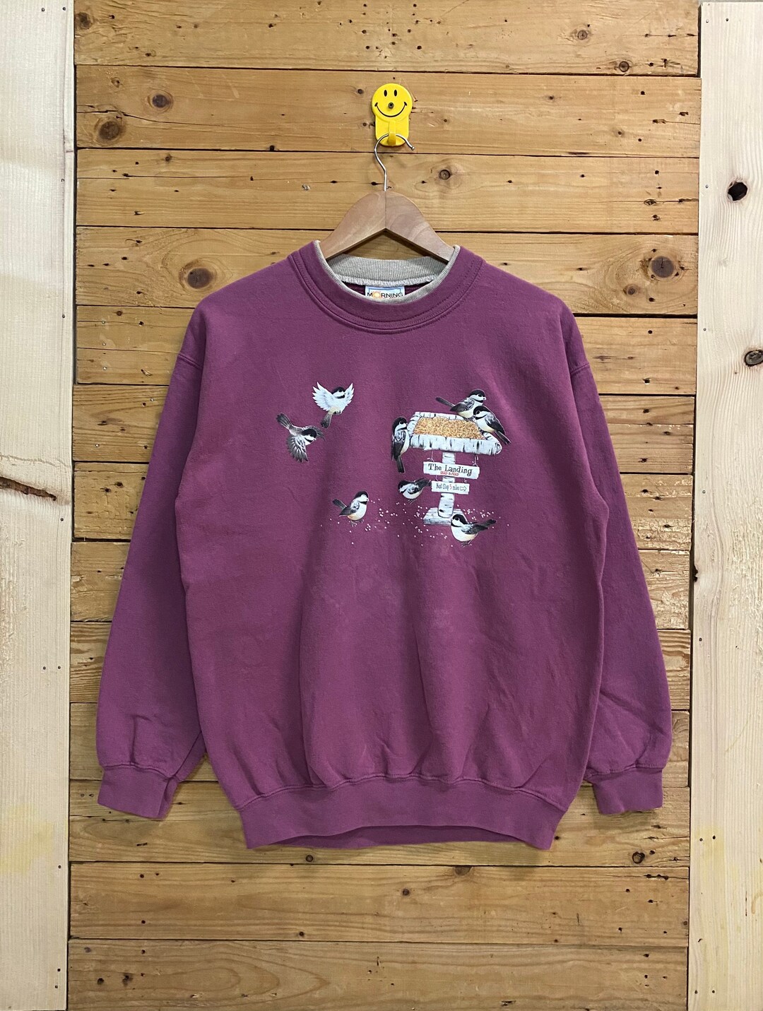 Vintage MORNING SUN Double Neck Sweatshirt Size M - Etsy