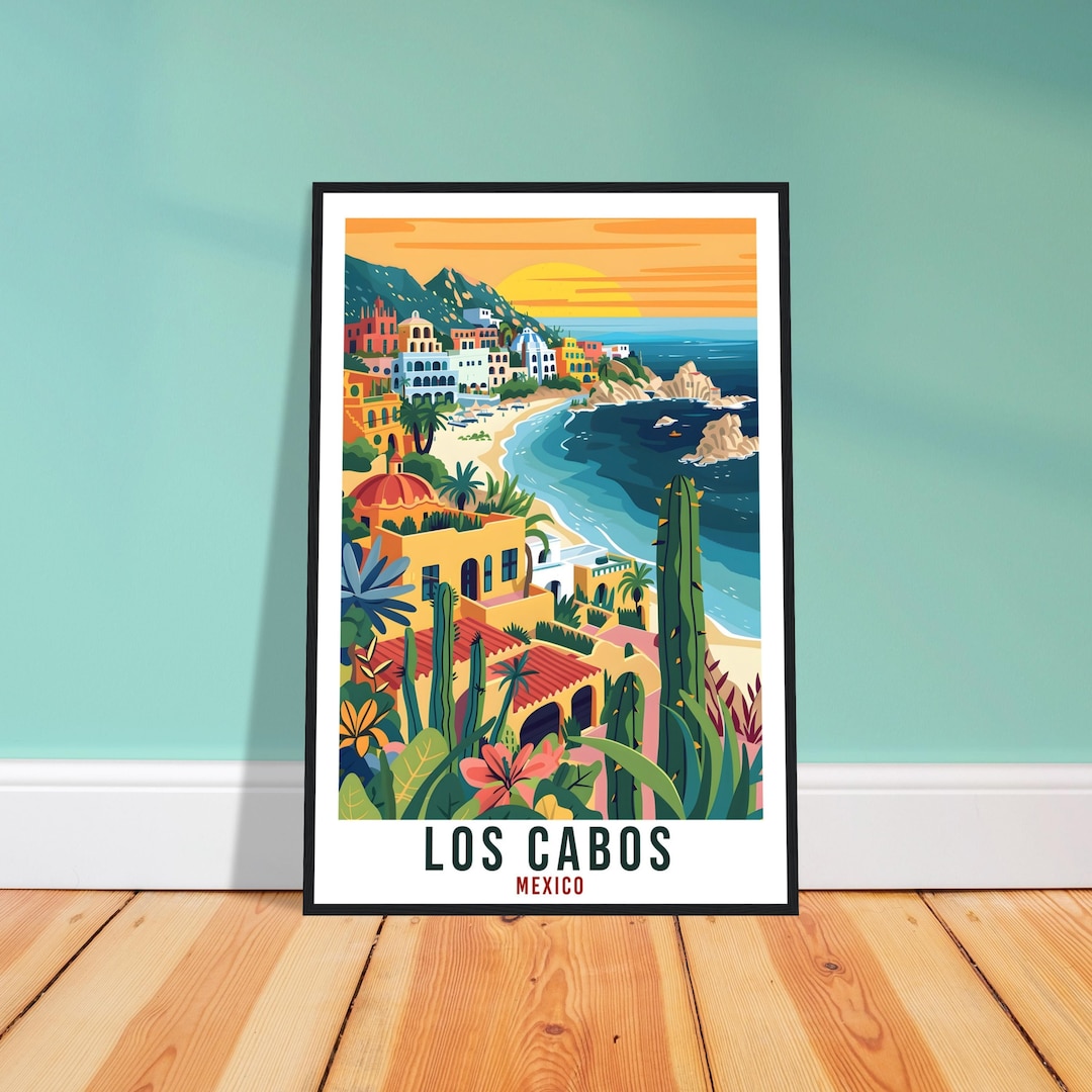 Los Cabos Mexico Travel Print Mexico Wall Art Wall Hanging Home Décor ...