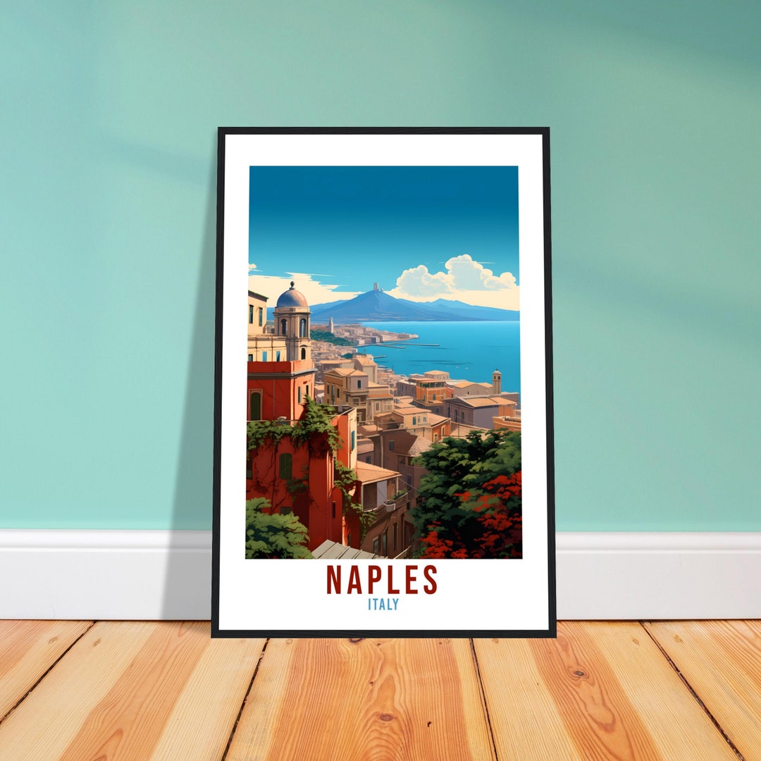 Naples Italy Travel Print Wall Art Naples Wall Hanging Home Décor ...