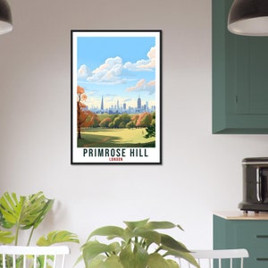 Primrose Hill London Travel Print English Wall Art Wall Hanging Travel ...