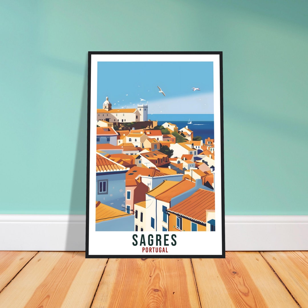 Sagres Travel Print Portugal Wall Art Wall Hanging Home Décor Sagres ...