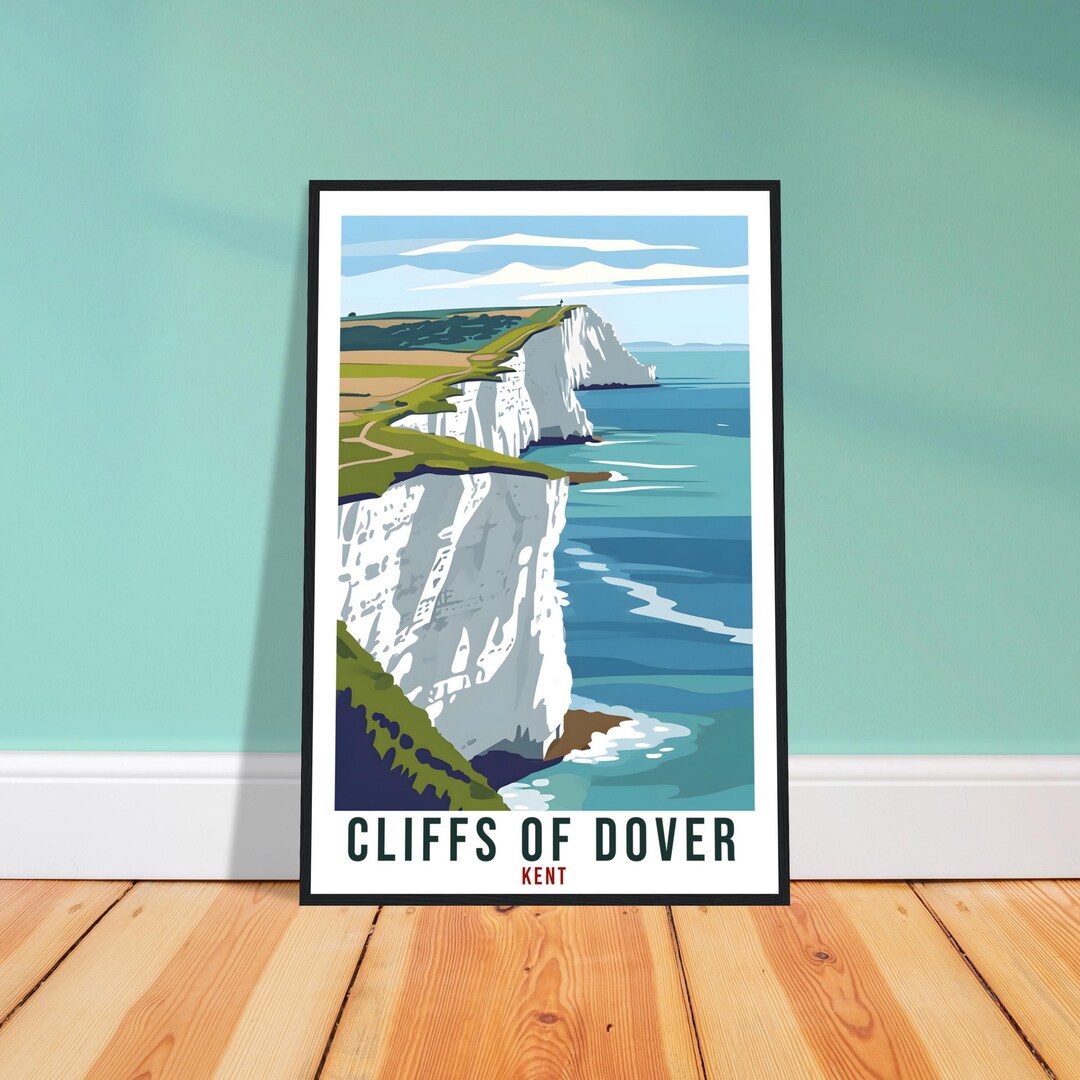 Cliffs of Dover Travel Poster English Wall Art Home Decor Wall Hanging ...
