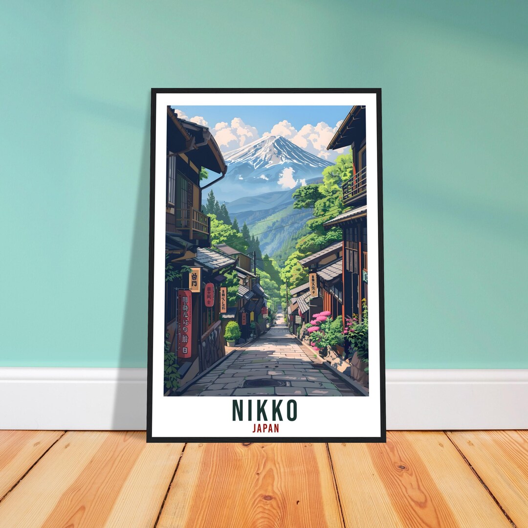 Nikko Travel Print Japan Home Decoration Wall Art Gift Wall Hanging Art ...