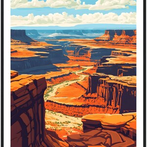 Canyonlands National Park USA Travel Print Wall Art Wall Hanging Home ...