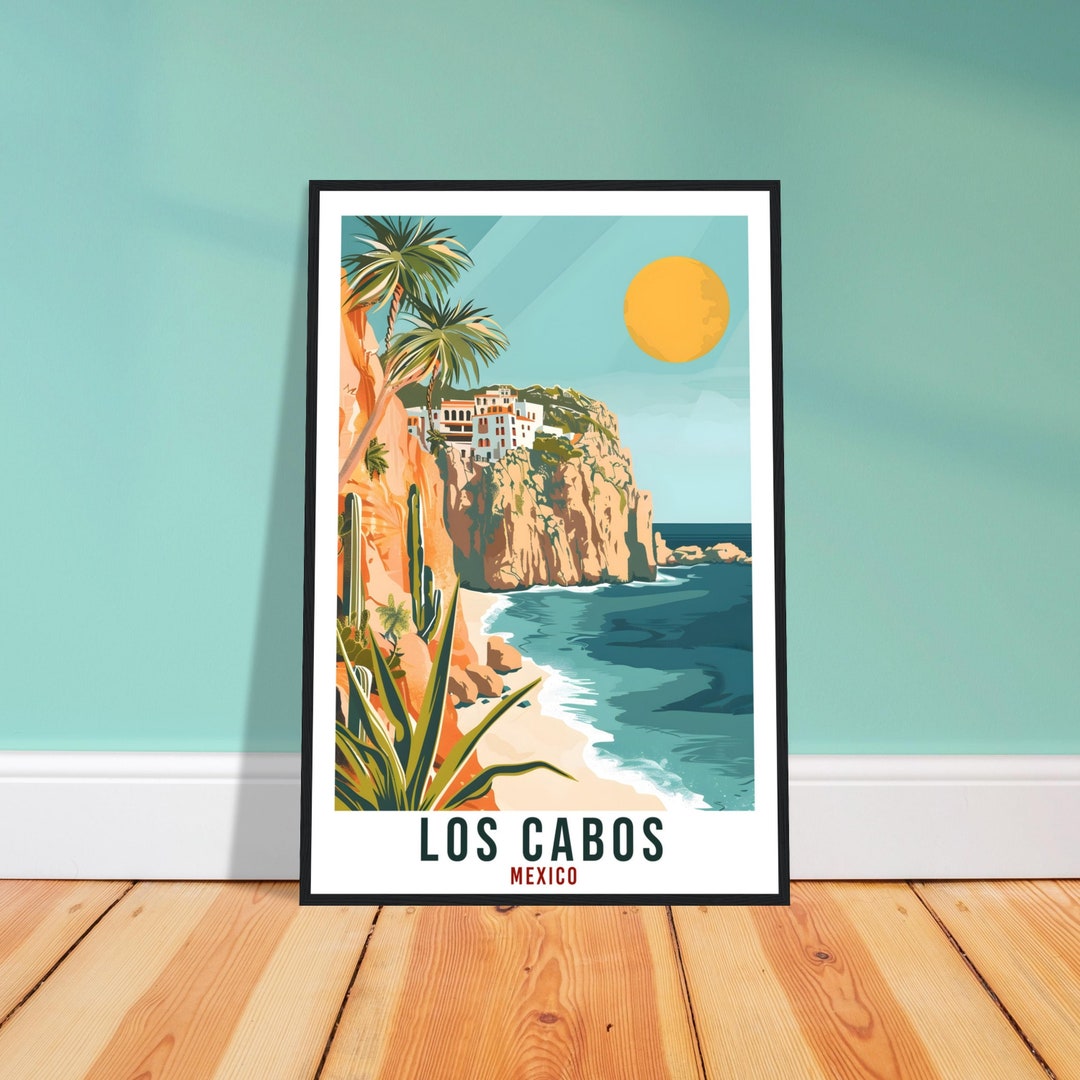 Los Cabos Mexico Travel Print Mexico Wall Art Wall Hanging Home Décor ...