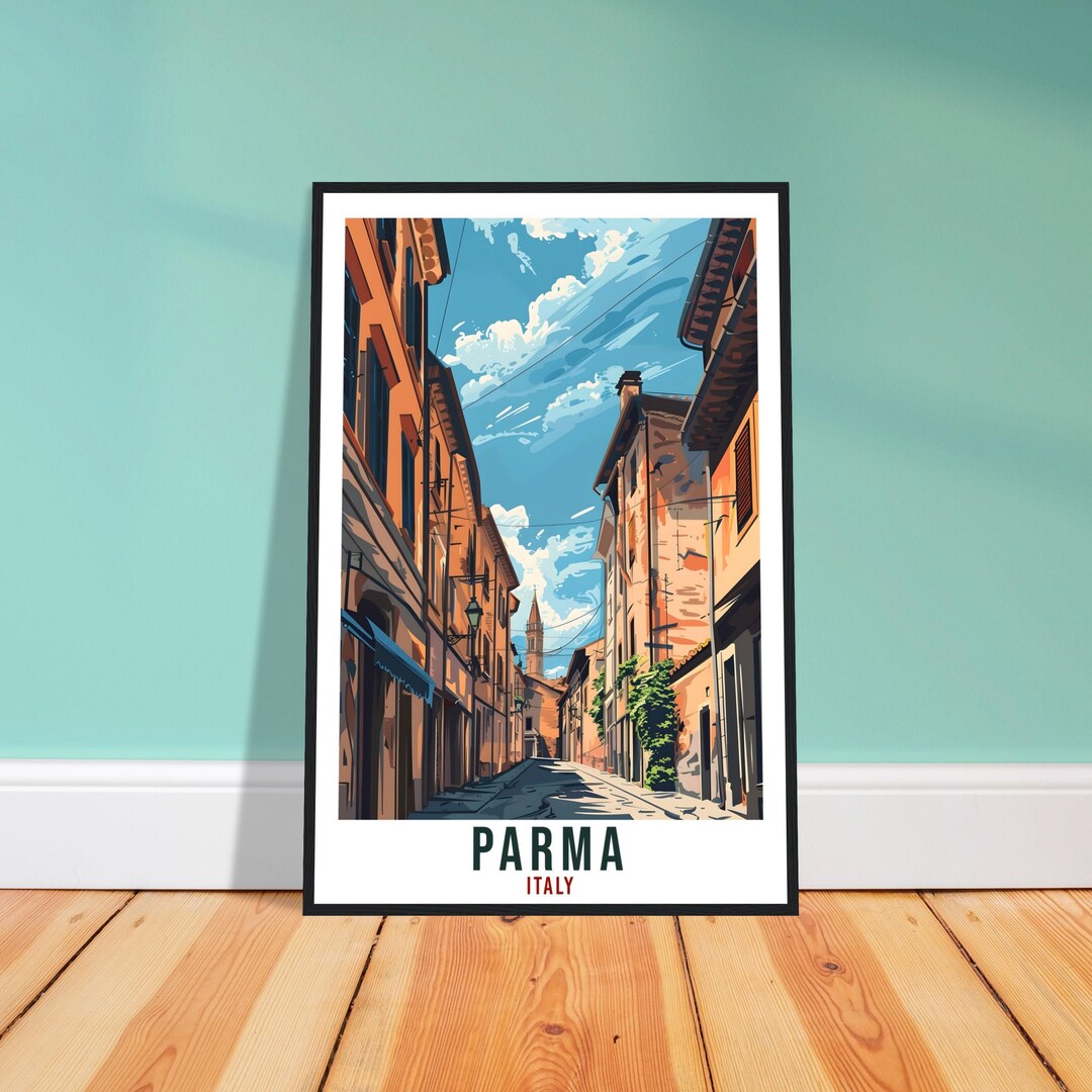 Parma Travel Print Italy Wall Art Parma Wall Hanging Home Living Décor ...