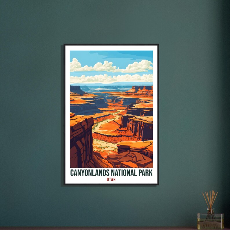 Canyonlands National Park USA Travel Print Wall Art Wall Hanging Home ...