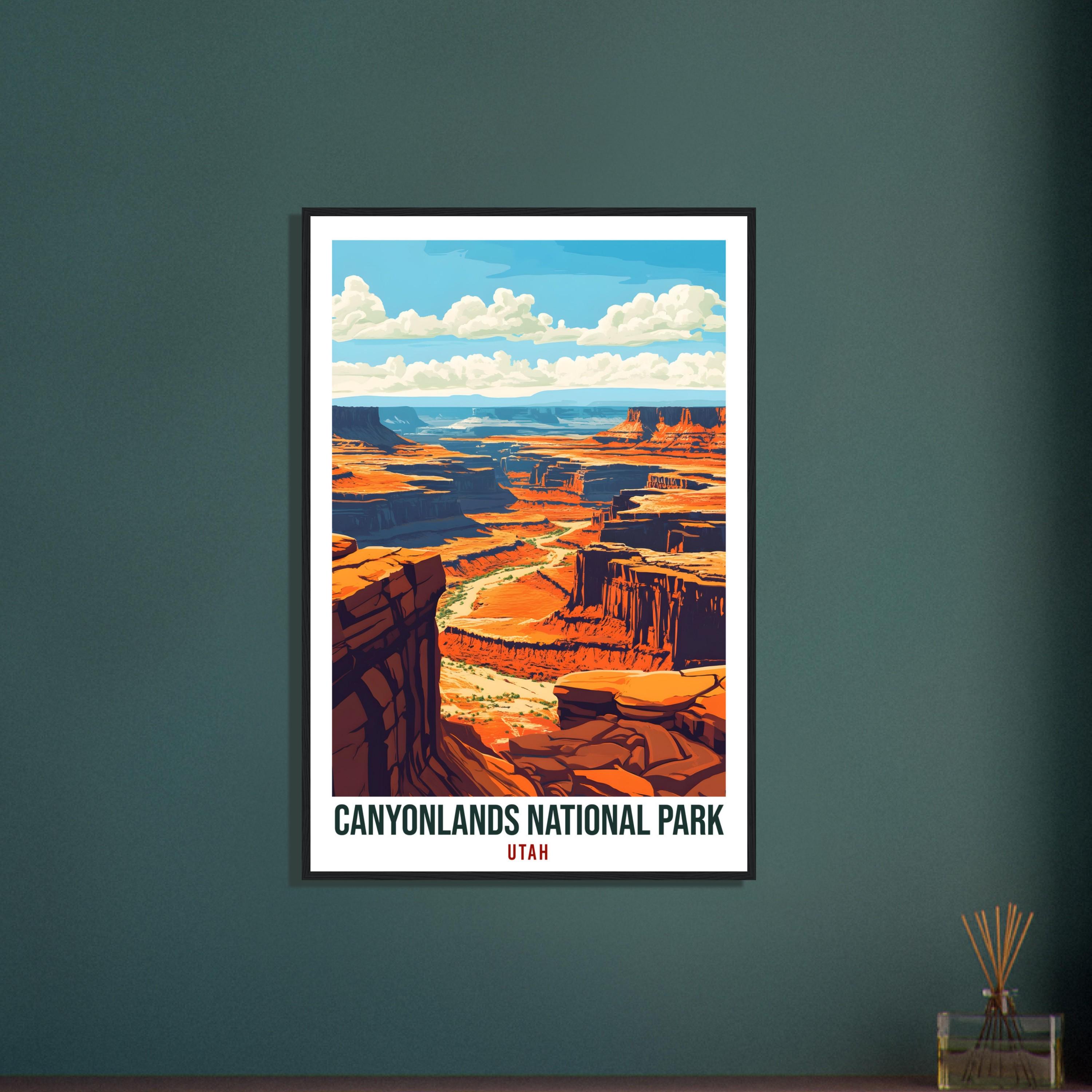 Canyonlands National Park USA Travel Print Wall Art Wall Hanging Home ...