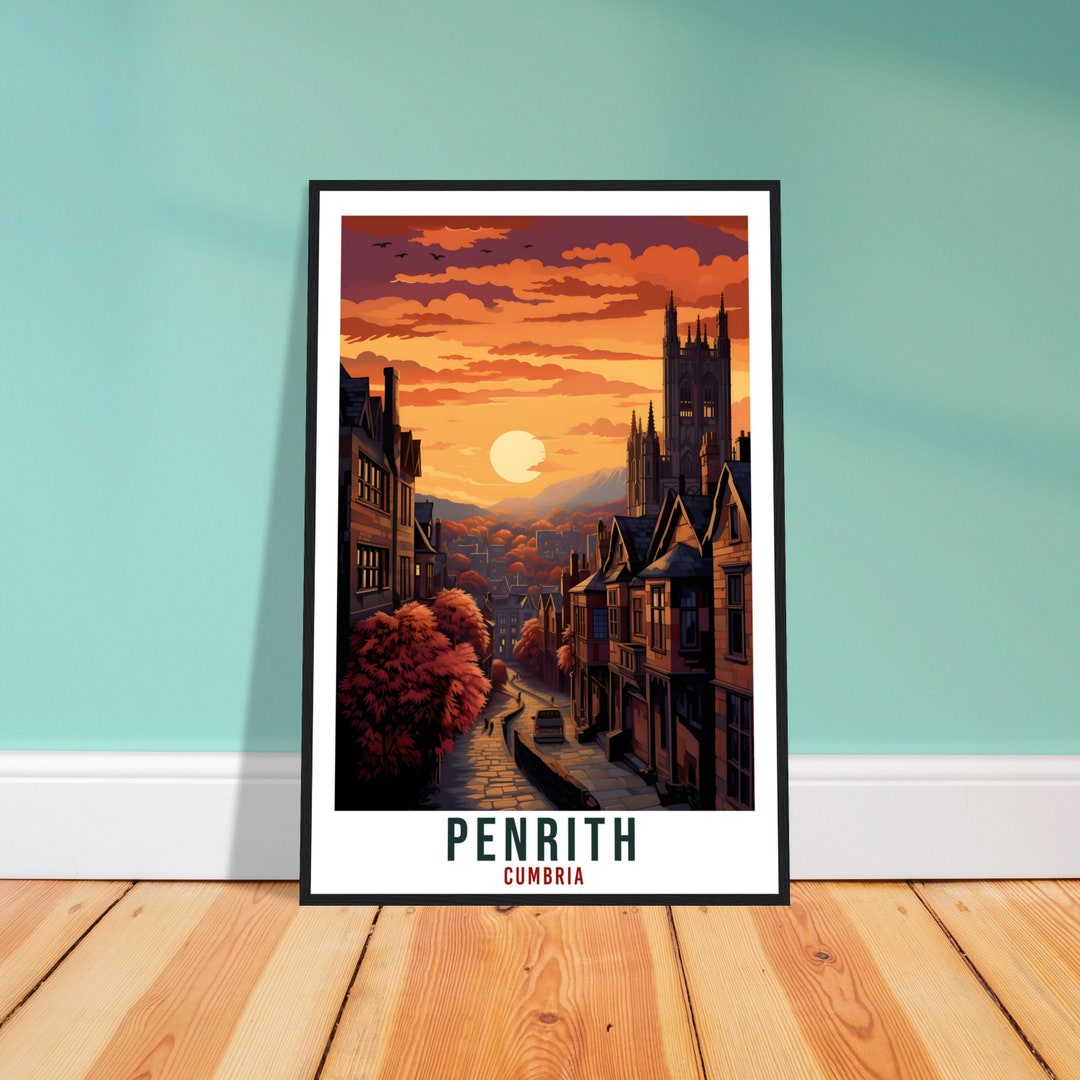 Penrith Travel Print English Wall Art Home Decor Wall Hanging Travel ...