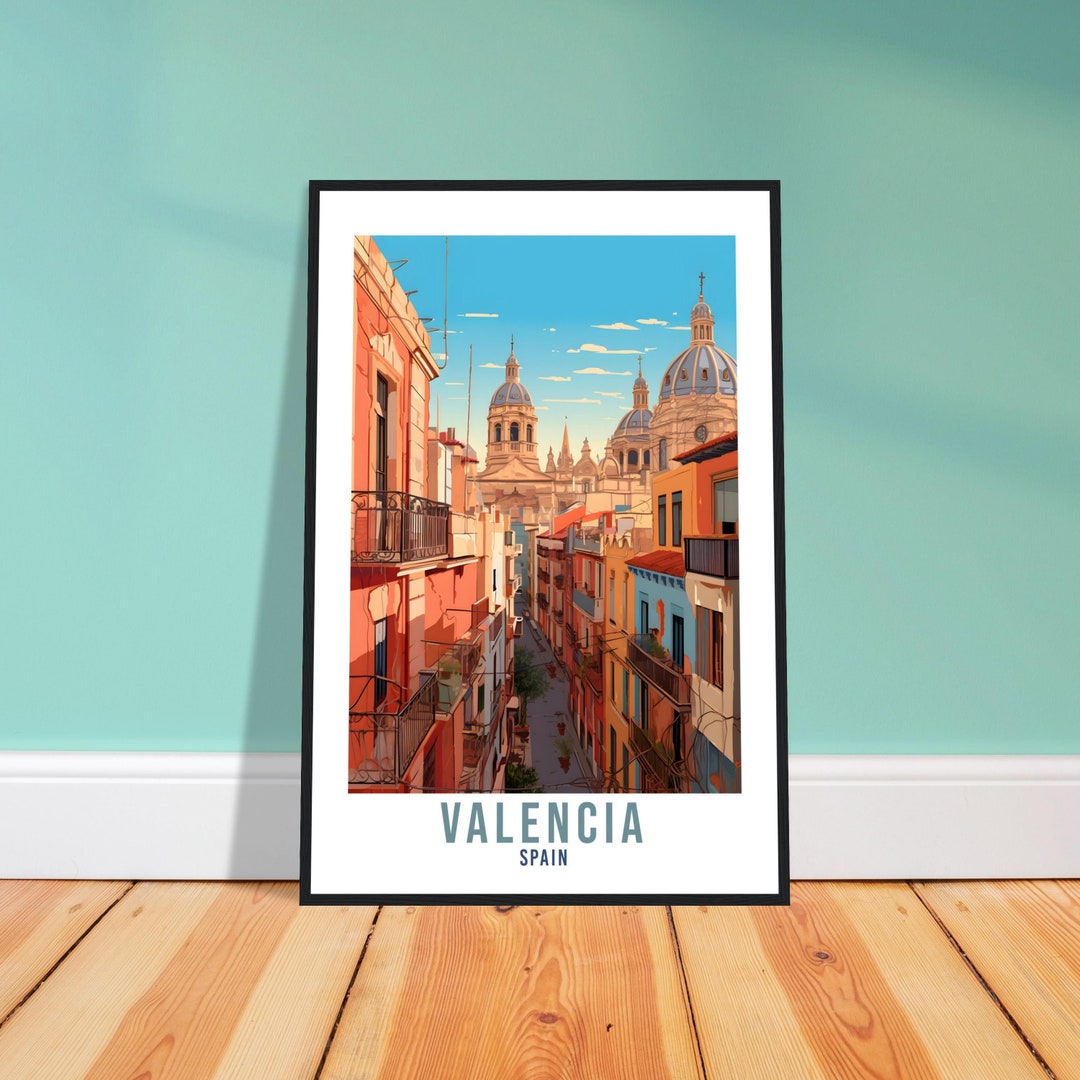 Valencia Travel Poster Wall Art Valencia Wall Hanging Home Décor ...