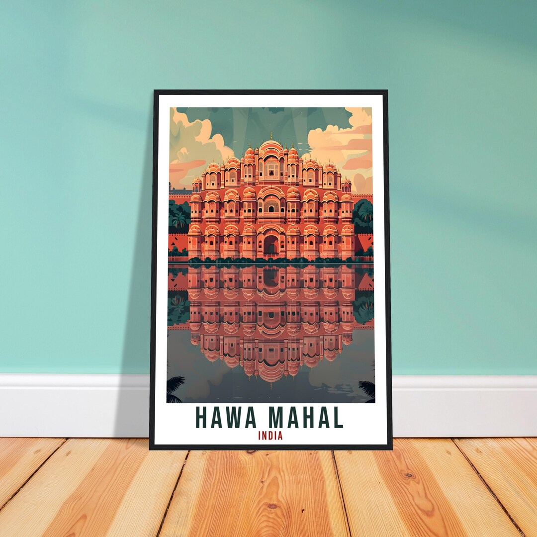 Hawa Mahal Travel Print India Home Decoration Wall Art Gift Wall ...