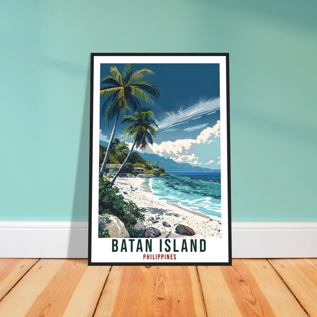 Batan Island Philippines Travel Print Wall Art Wall Hanging Home Décor ...