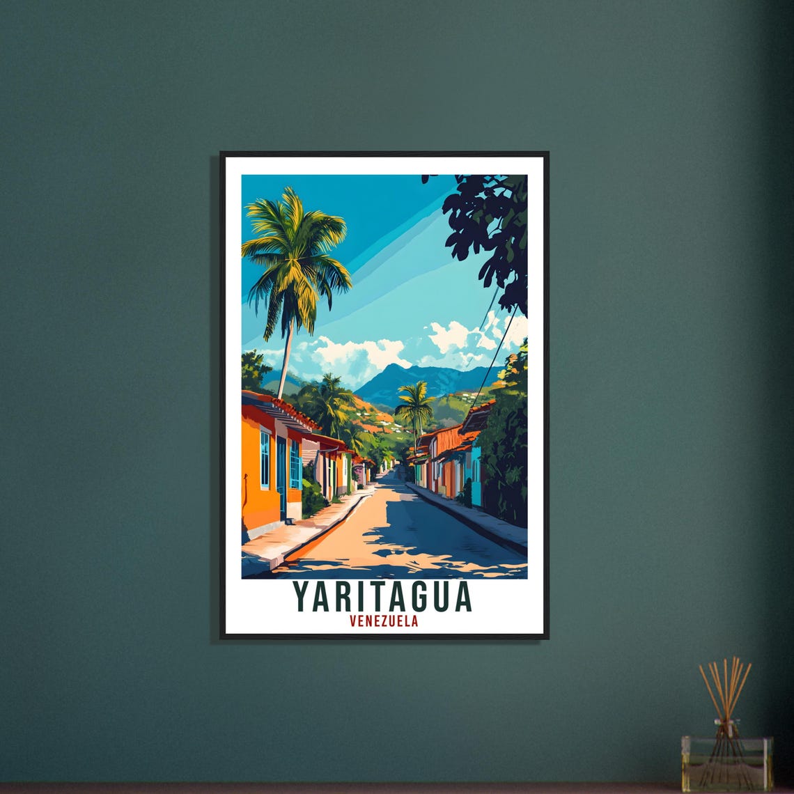Yaritagua Travel Print Venezuela Home Decor Yaritagua Wall Art Gift ...