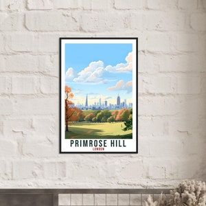 Primrose Hill London Travel Print English Wall Art Wall Hanging Travel ...