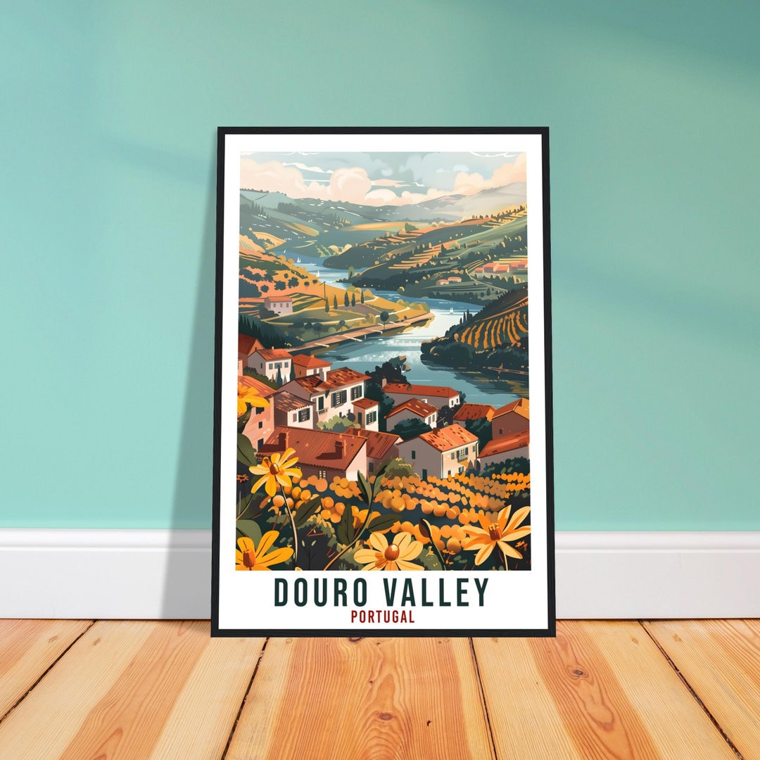 Douro Valley Travel Print Portugal Wall Art Wall Hanging Home Décor ...