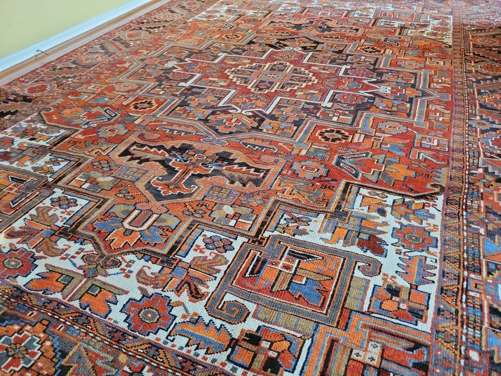 1930 Heriz Azeri Rug - Etsy
