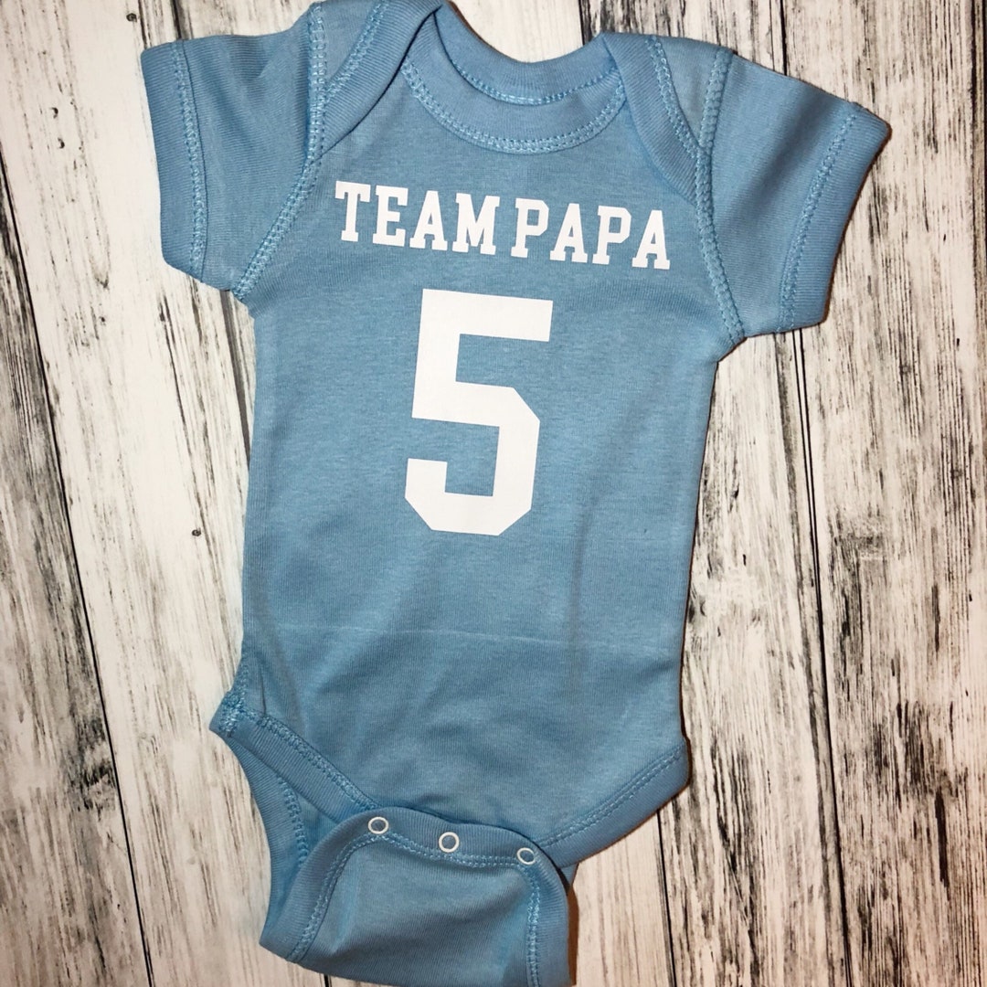 Baby Personalized Number Team Jersey, Custom Newborn Jersey Baby Shower ...