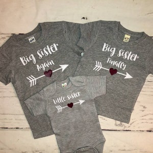 Matching Sibling Shirts, Personalized Sibling Shirts for 3 Kids Gift ...