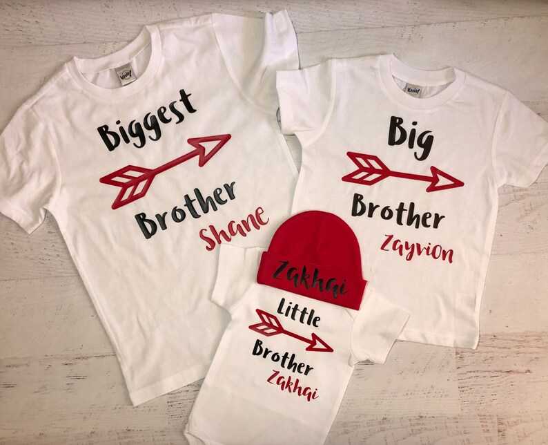 Brothers Matching Shirts Personalized 3 Bros Sibling Clothes - Etsy