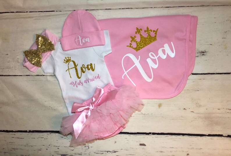 Baby Princess Has Arrived Outfit Personalized Newborn Coming - Etsy