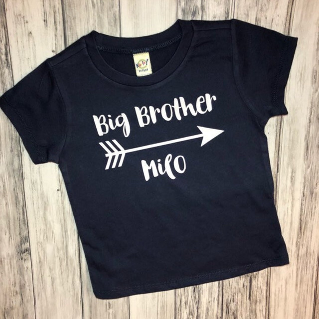 Big Brother Shirt Personalized Announcement T-shirt, Promoted to Big ...