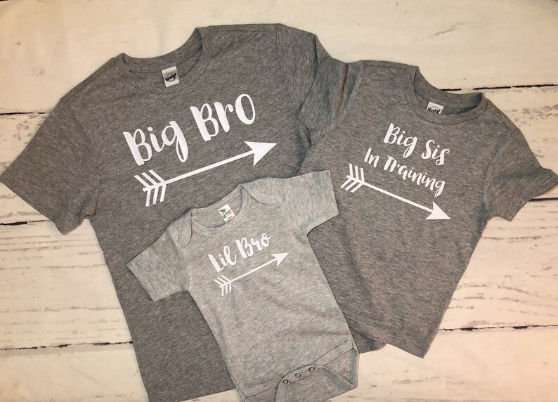 Matching Sibling Shirts Personalized Sibling Shirts for 3 - Etsy