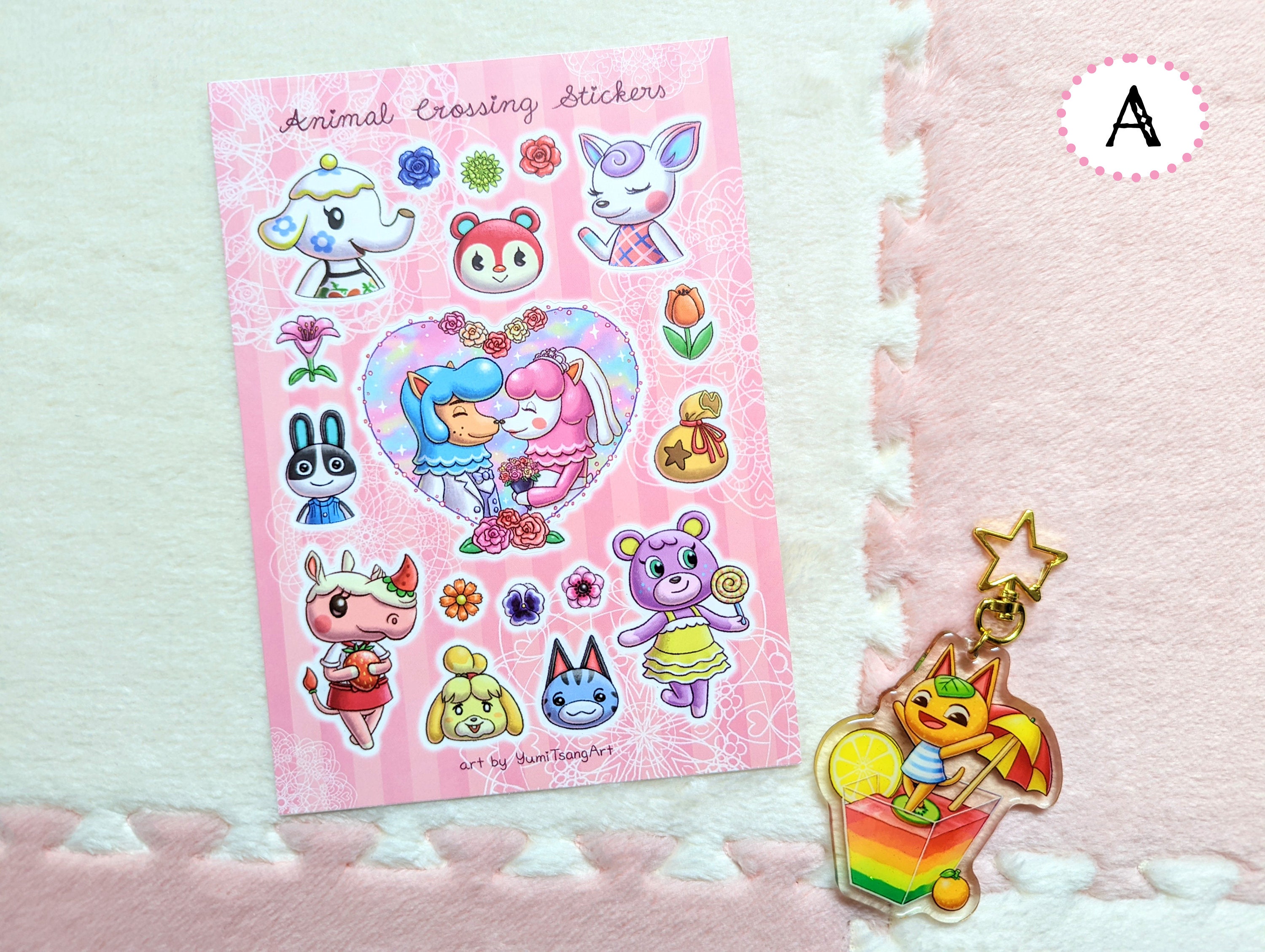 Animal Crossing Vinyl Sticker Sheets Waterproof ACNH Bujo - Etsy