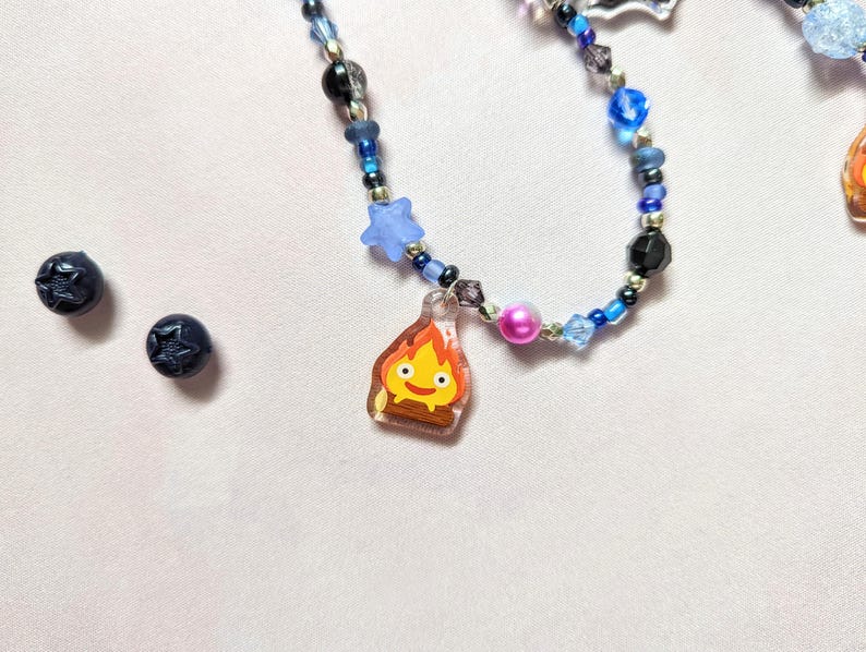 Howl's Moving Castle Handmade Acrylic Phone Charm, Kawaii Anime ...