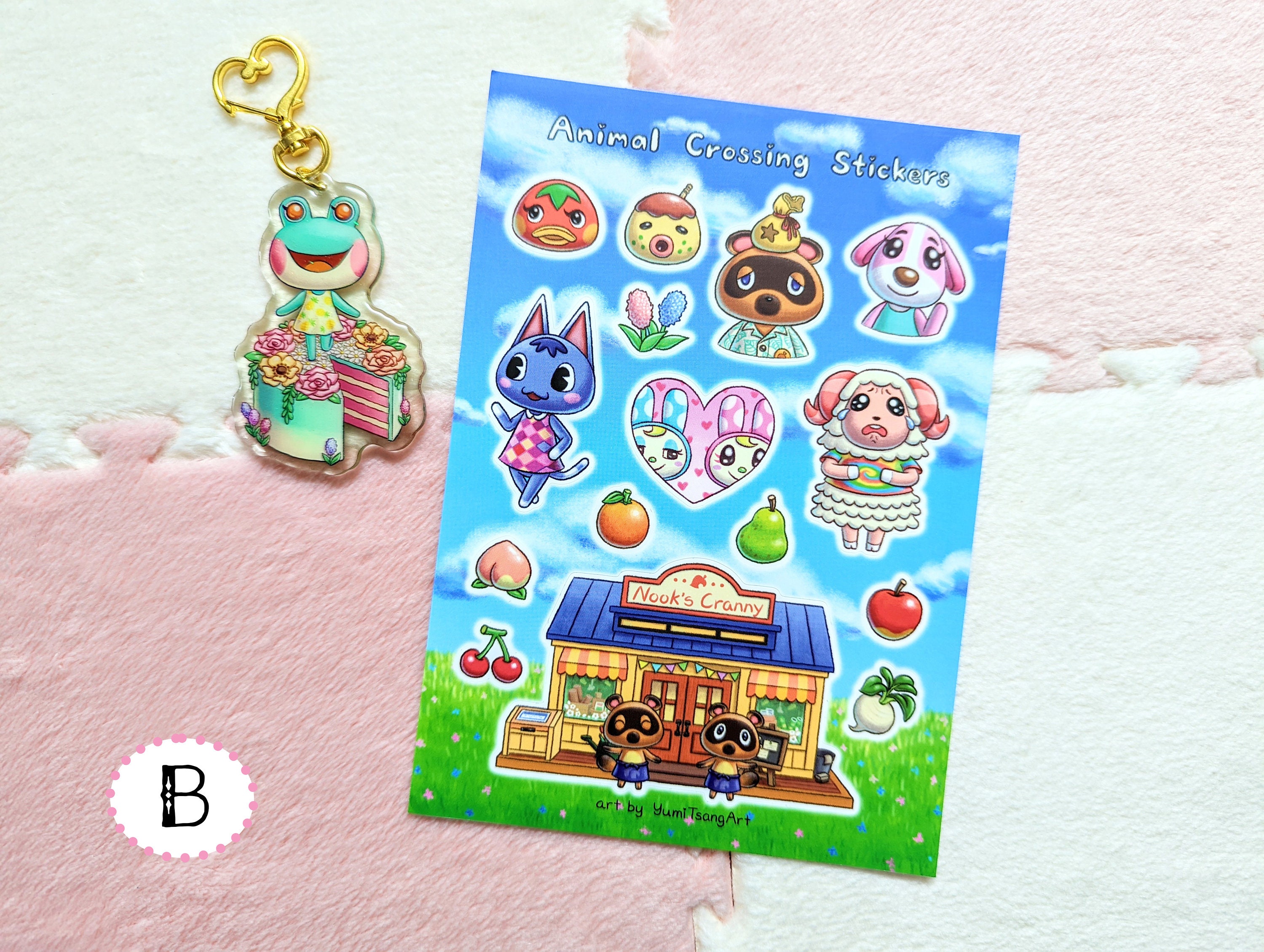 Animal Crossing Vinyl Sticker Sheets, Waterproof, ACNH, Bujo Bullet ...