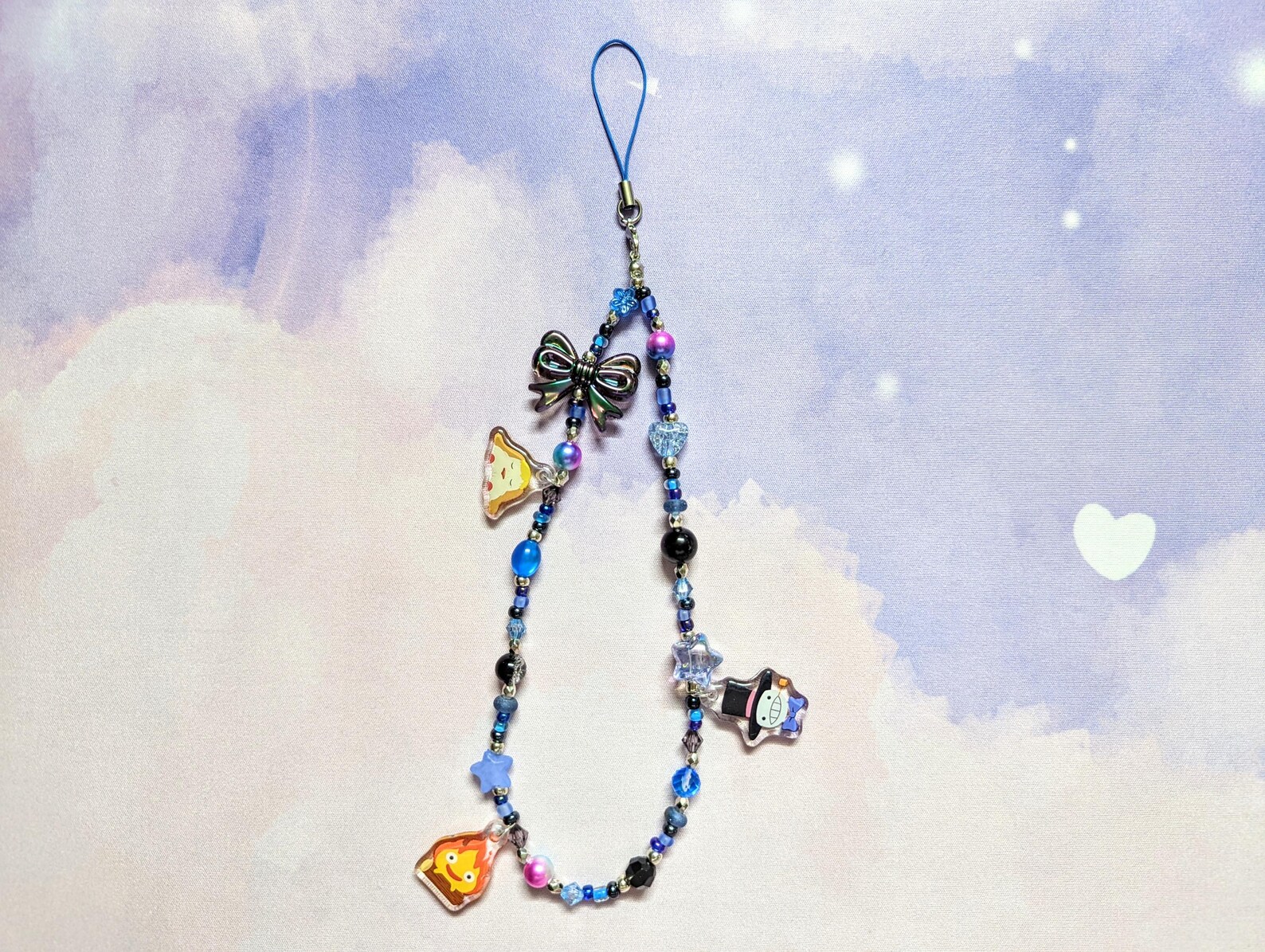 Howl's Moving Castle Handmade Acrylic Phone Charm, Kawaii Anime ...