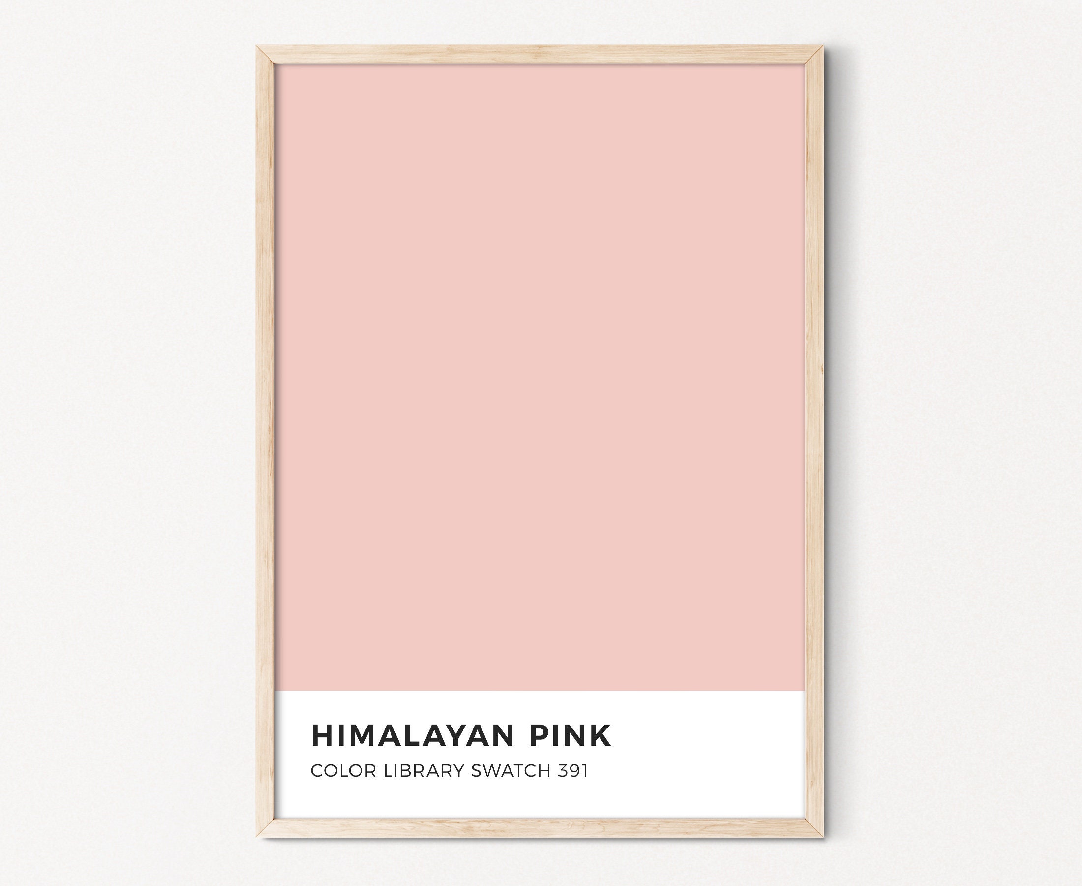 Pastel Pink Color Swatch Poster Pink Wall Art Cute Printable - Etsy UK