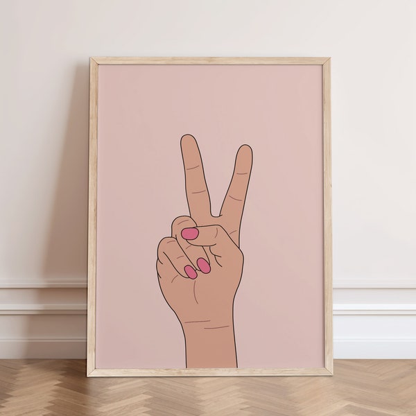 Peace Sign Wall Art - Etsy