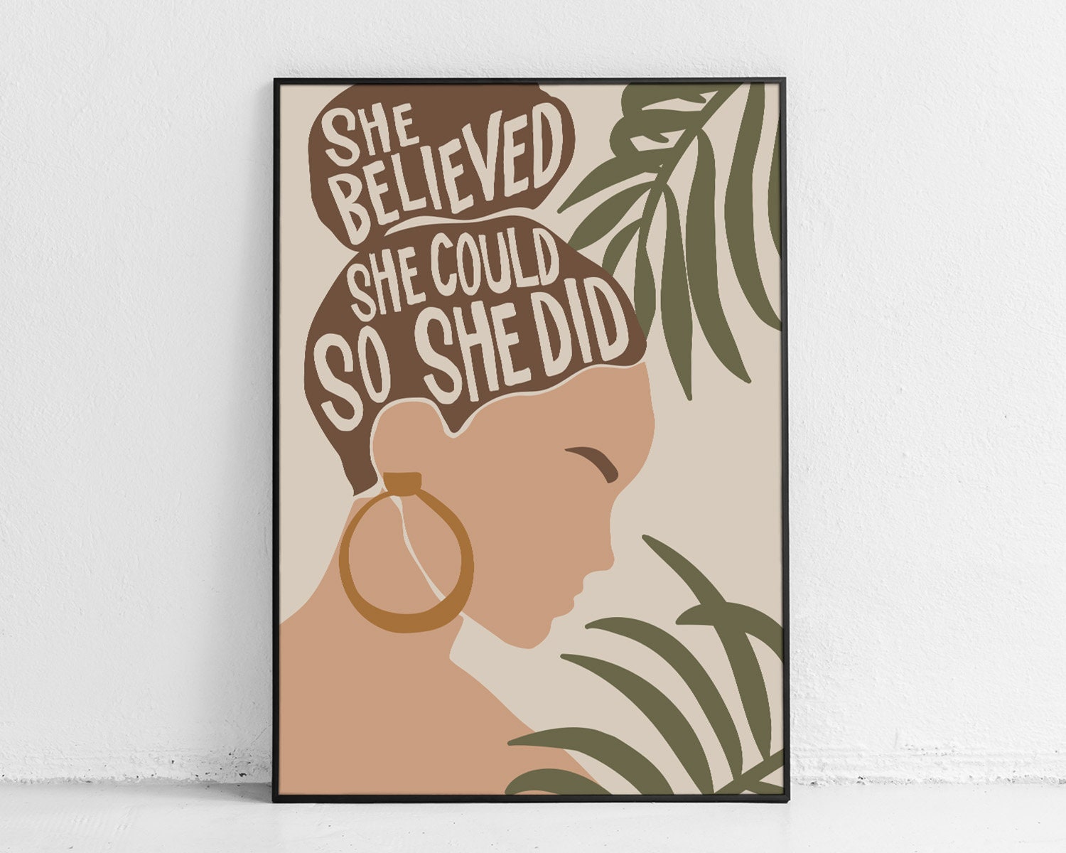 Feminist Wall Art Printable Set of 3 Boho Wall Art Female Empowerment ...