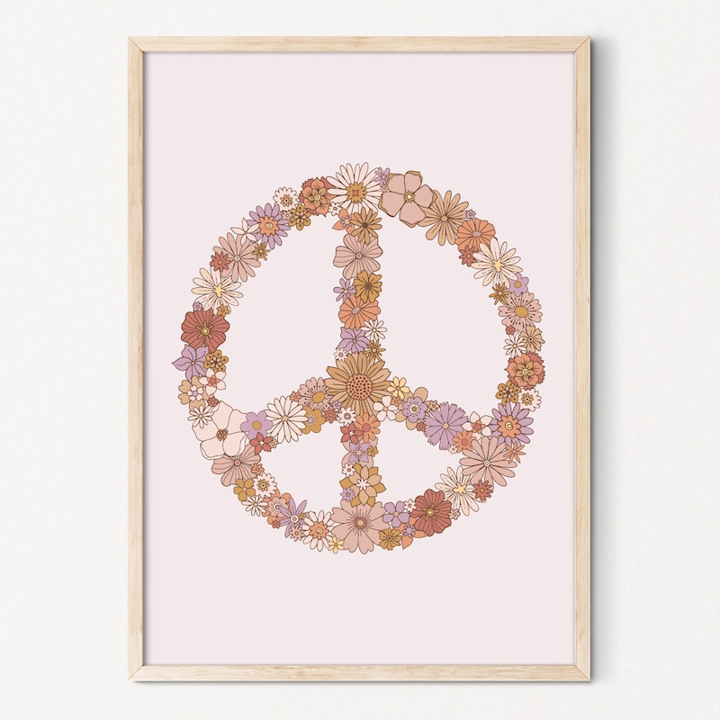 Peace Sign Print - Etsy