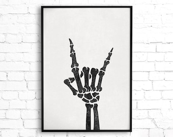 Skeleton Hand Horns - Etsy