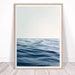 Ocean Print Navy Blue Coastal Wall Art, Ocean Photography Beach Decor ...
