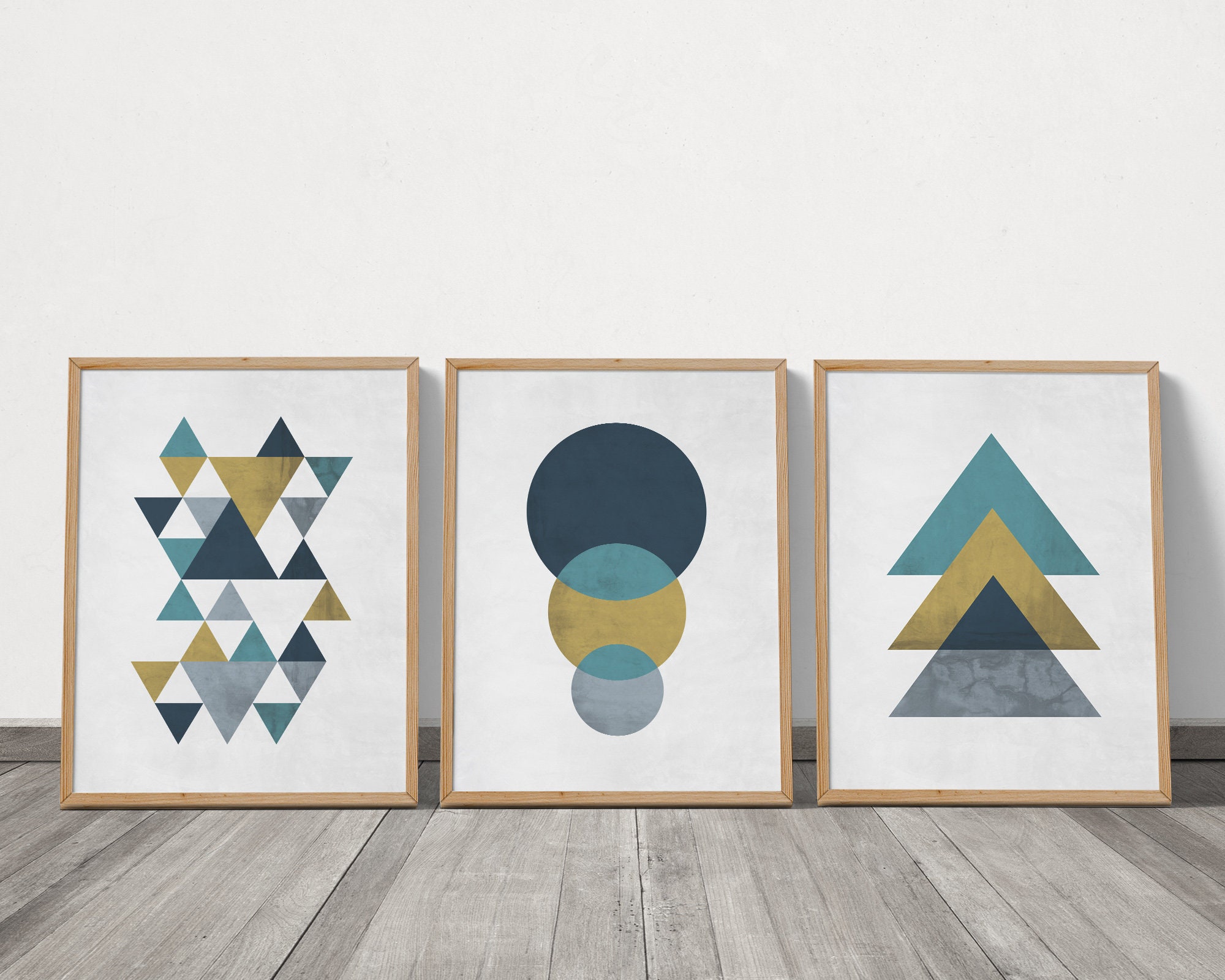 Abstract Triangle Art