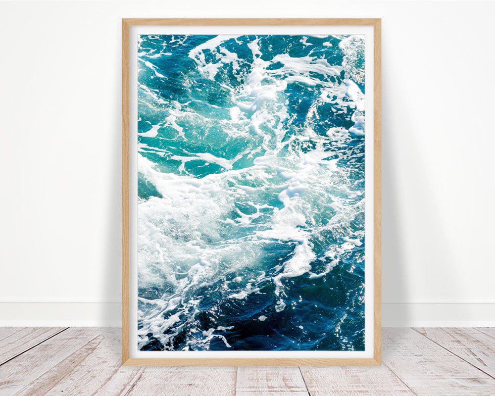 Set of 3 Ocean Art Digital Download Ocean Photography Stormy | Etsy